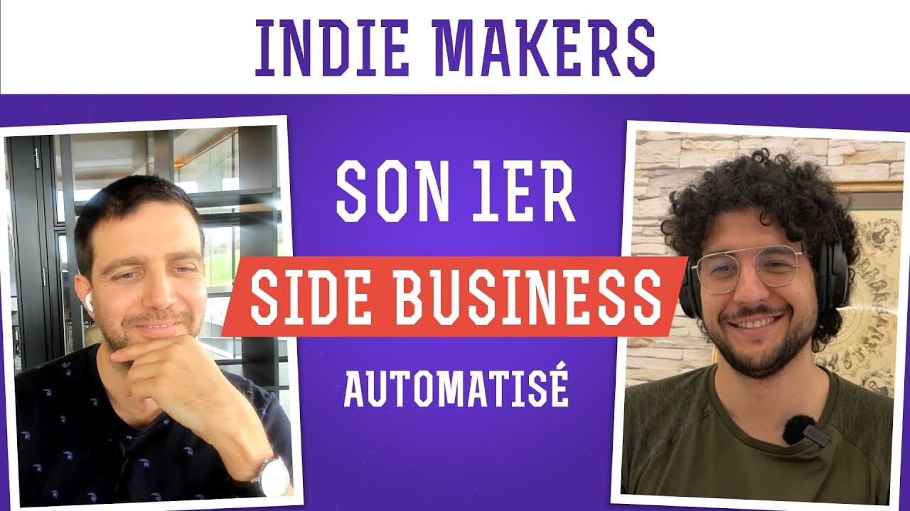 Le premier side business automatisé de Nicolas Filali | INDIE MAKERS ...