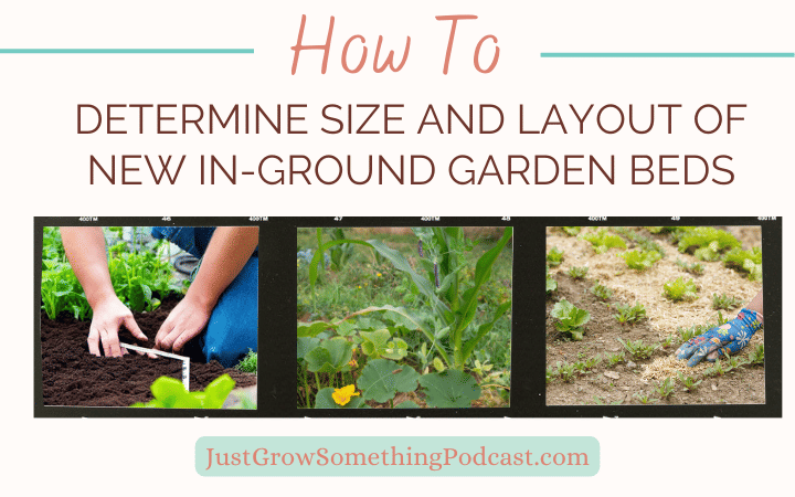 How to Decide the Size and Layout of In-Ground Garden Beds | Just Grow ...