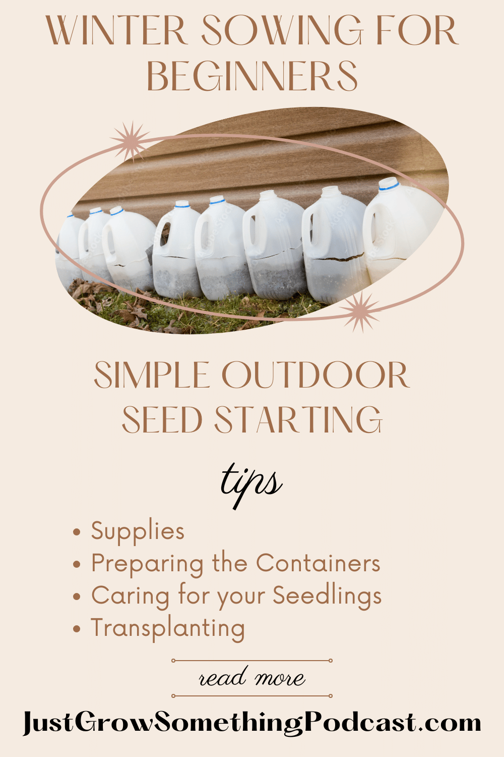 Winter Sowing: A Beginner's Guide to Outdoor Seed Starting | Just Grow ...