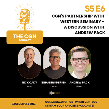CGN's Partnership with Western Seminary: A Discussion with Andrew Pack ...