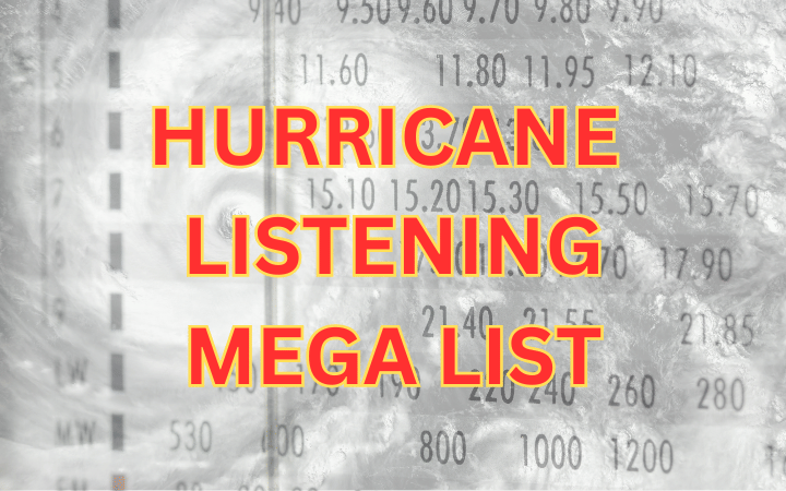 Hurricane Listening Radio Freq Megalist | Communication Solutions for ...