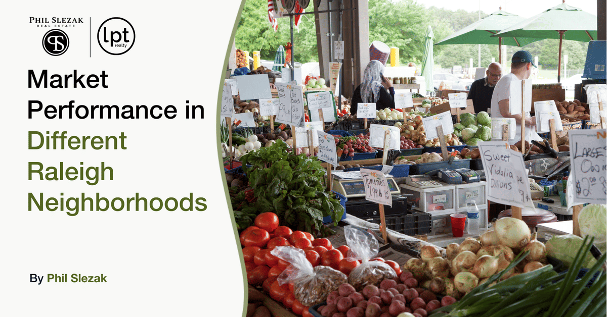 Market Performance in Different Raleigh Neighborhoods | Real Estate ...
